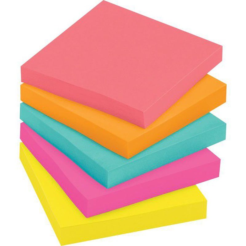 Post-It No. 654-5Pk Uk. 76 X 76 Mm