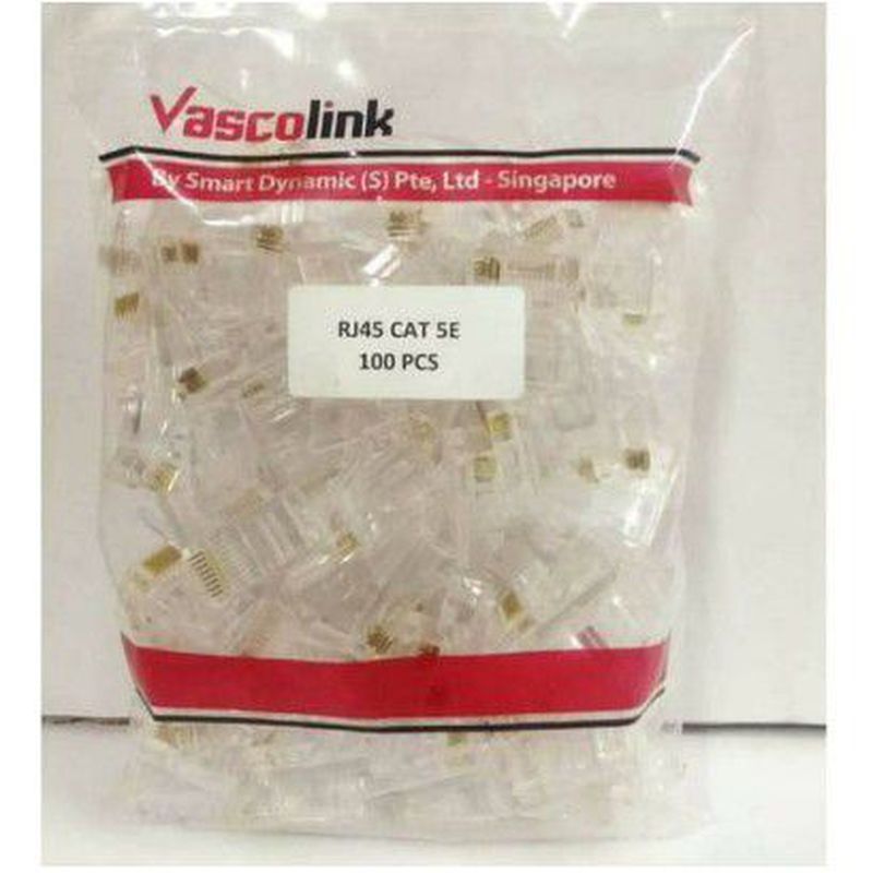 Konektor RJ45 CAT5E 1 pak isi 100 pcs