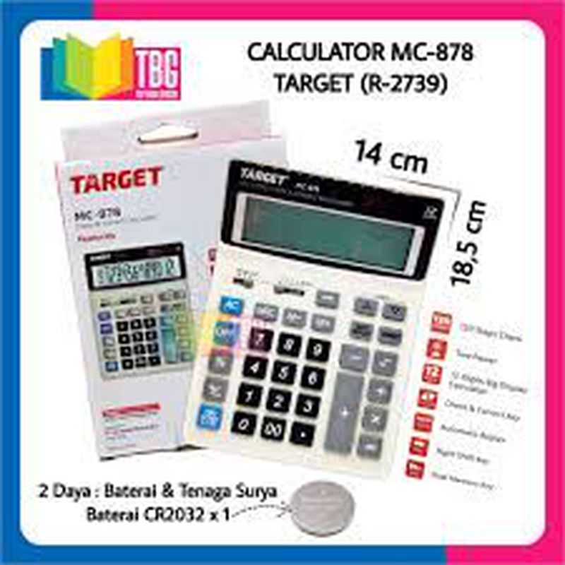 KALKULATOR TARGET MC 878