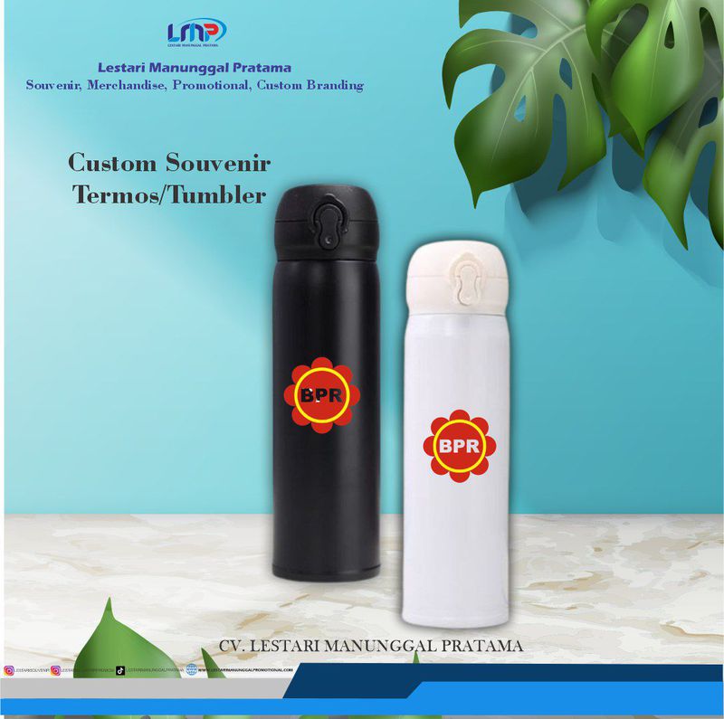 Merchandise Souvenir Tumbler / Termos Niagara Custom Code#1005 - Abu-Abu