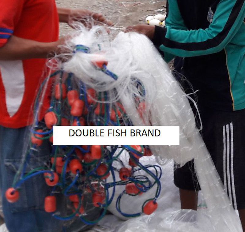A456 0.40MM 4 Inchi Alat Penangkapan Ikan Jaring Gillnet Permukaan ...