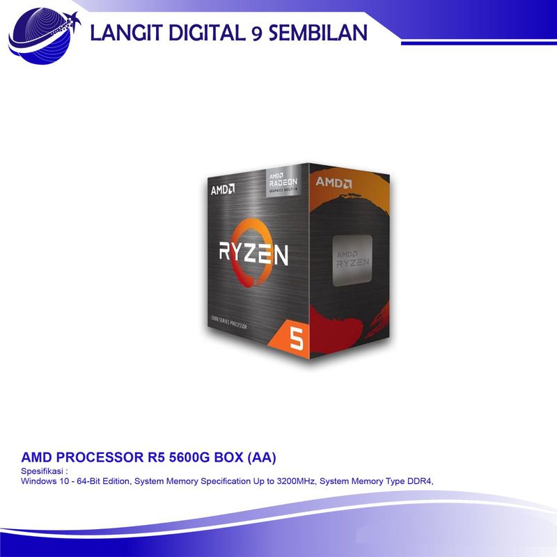 AMD PROCESSOR R5 5600G BOX (AA)