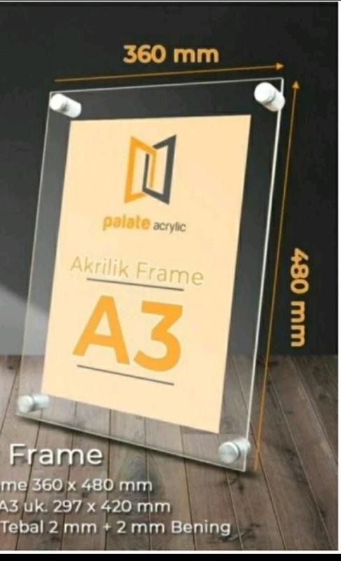 Frame Acrylic A3