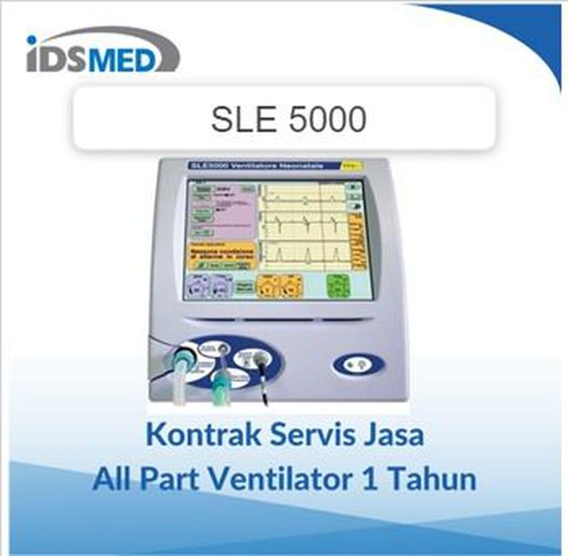 Kontrak Servis All Parts untuk unit Ventilator SLE 5000 Merk: SLE - England
