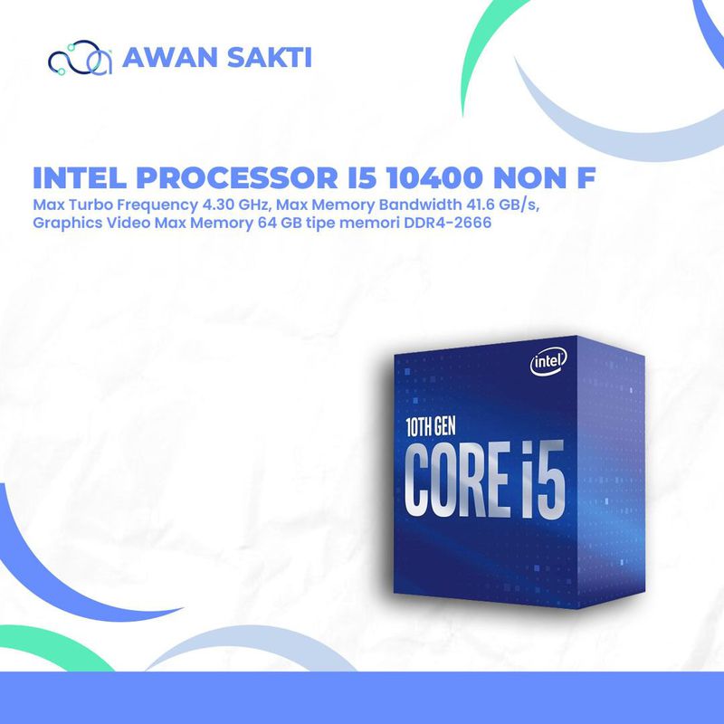 INTEL PROCESSOR I5 10400 NON F