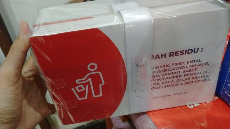 Label Sampah Residu