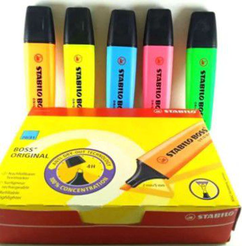 STABILO BOS WARNA WARNI ( Boss) isi 10