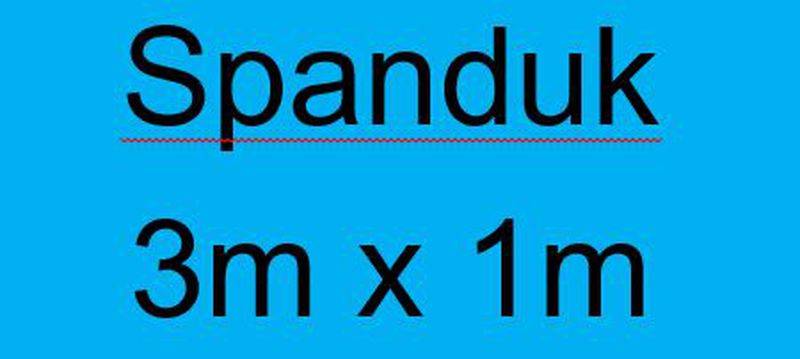 Spanduk ukuran 3x1