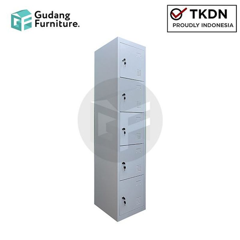 Loker Besi / Lemari Besi Kantor 5 Pintu Safeguard SL B5