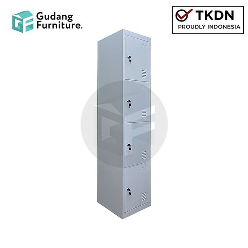 Loker Besi / Lemari Besi Kantor 4 Pintu Safeguard SL B4