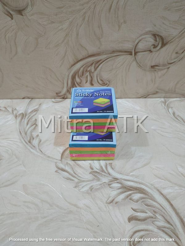 Sticky Notes uk 76mm x 76mm, Isi 400 lbr, Merk Trifelo
