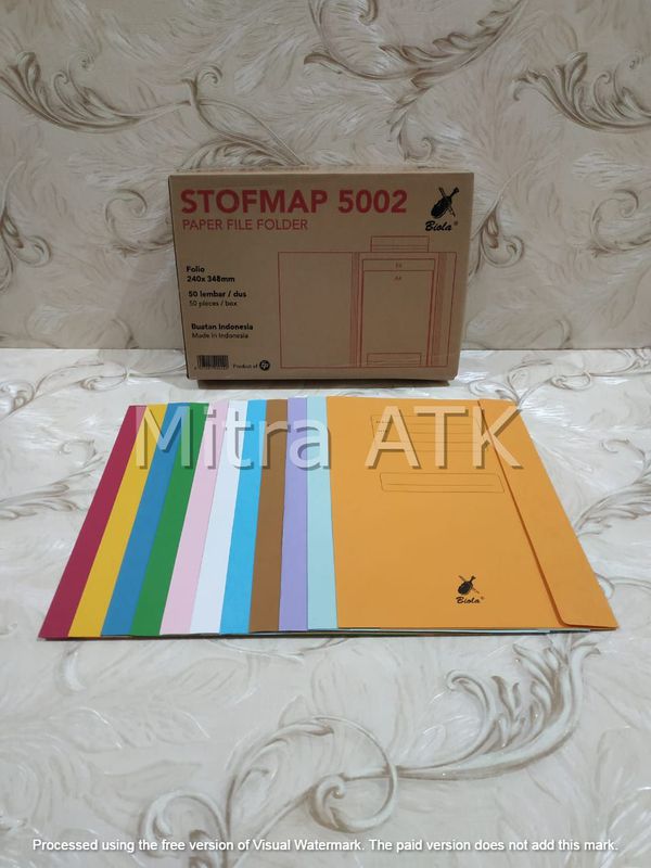 Map kertas Merk Biola