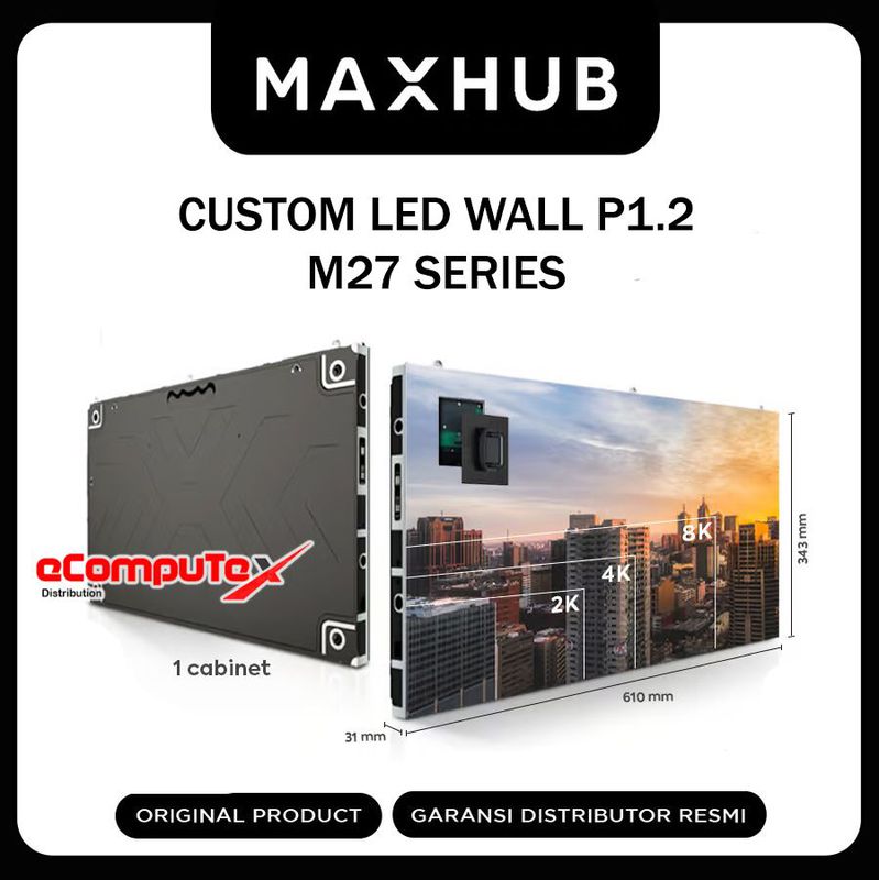 MAXHUB M2712 - ALL IN ONE CUSTOM LED WALL DISPLAY P1.2 M27 SERIES (Per ...