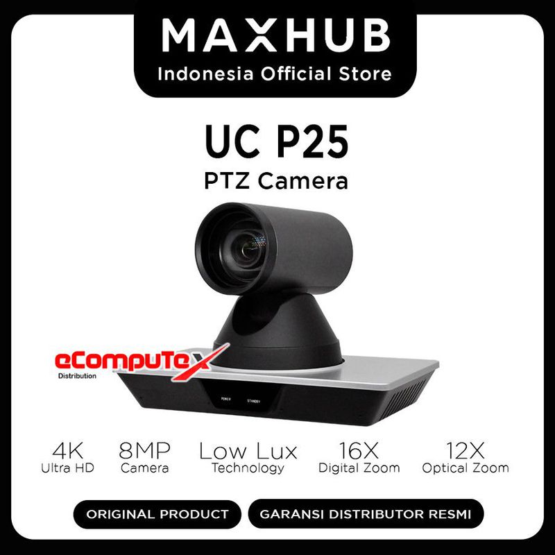 MAXHUB UC P25 - FULL HD PTZ WEBCAM CAMERA 16X ZOOM