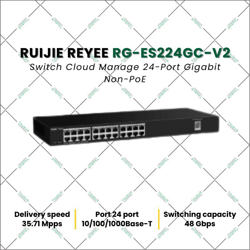 Ruijie Reyee RG-ES224GC-V2 Switch Cloud Manage 24-Port Gigabit Non-PoE