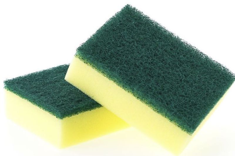 Spons Serbaguna - Pencuci Piring - 2 Lapis (kuning dan hijau)