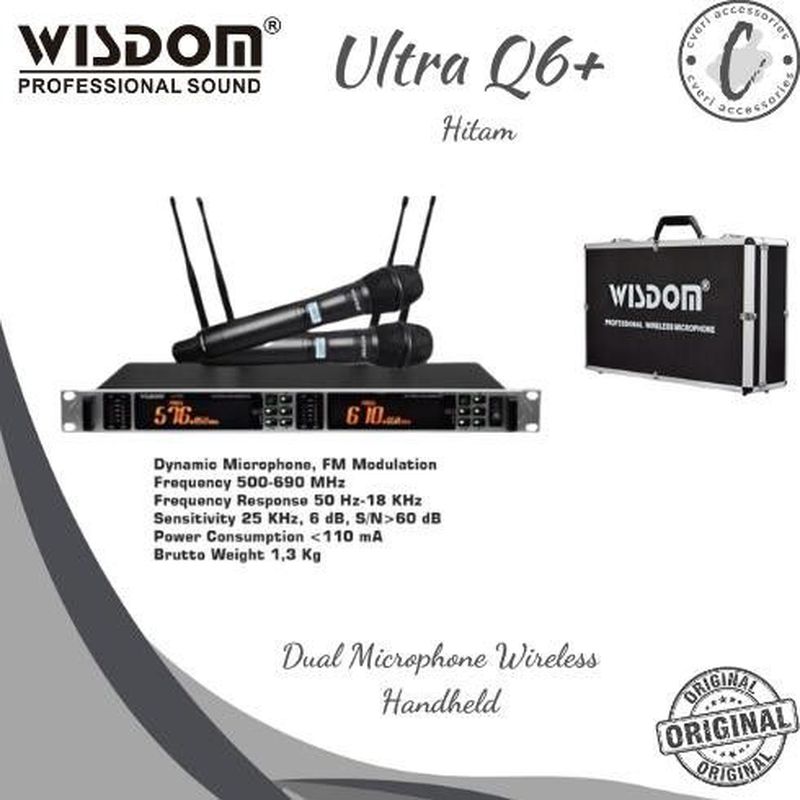 Mic Wireless Wisdom Ultra Q6+ Original