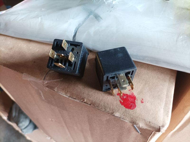 Relay Starter Control Backhoe Case