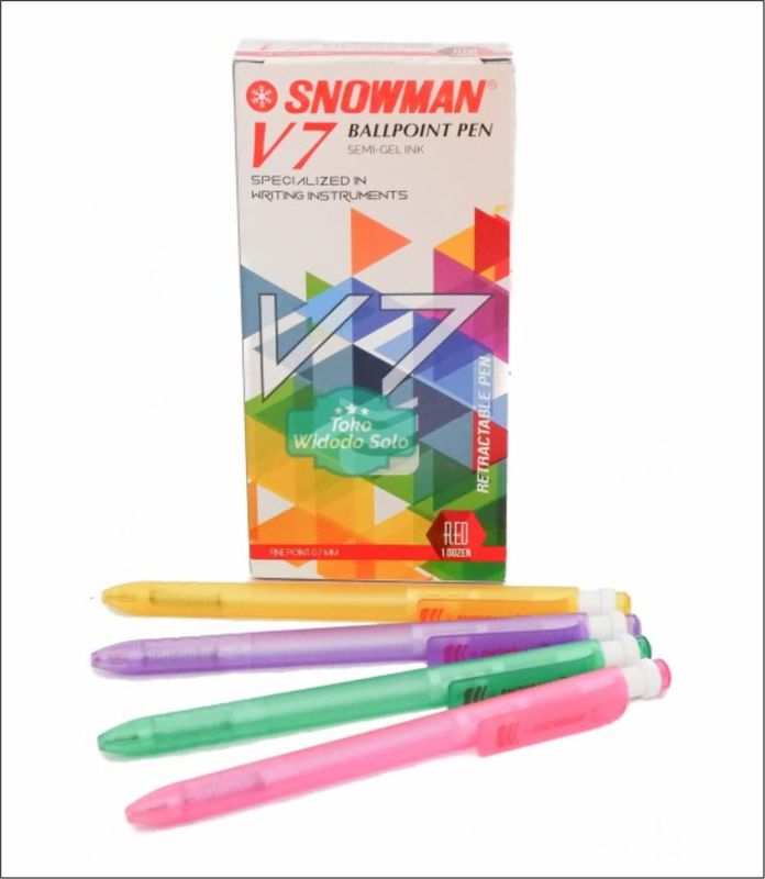 Ballpoint Snowman V7