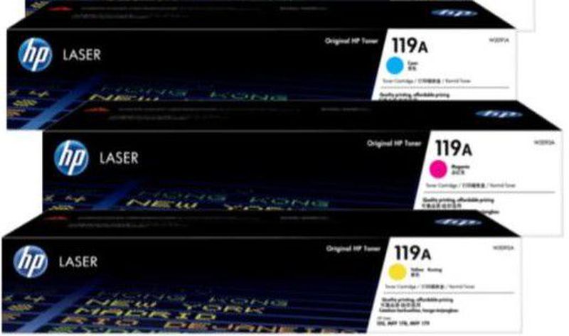 Toner HP 119A C.M.Y Laser Jet Toner Cartridge
