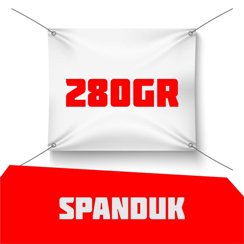 Spanduk Bahan Standar 280gr