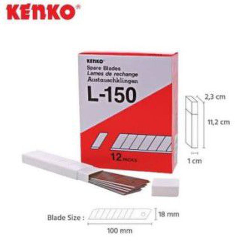 Kenko Isi Ulang Cutter L-150 100x18mm