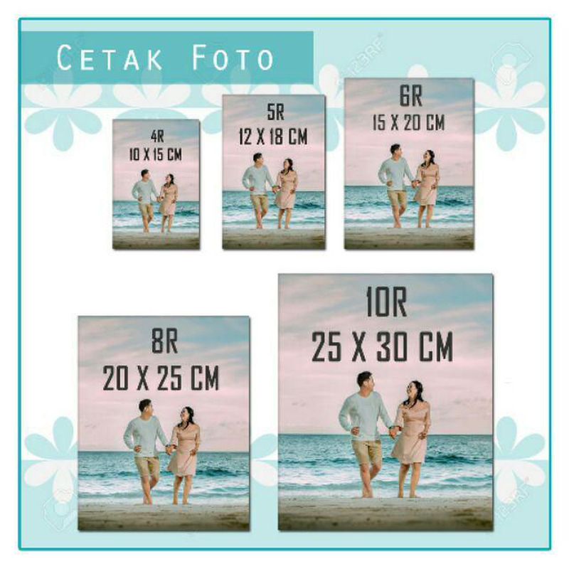 Cetak Foto Ukuran 4R