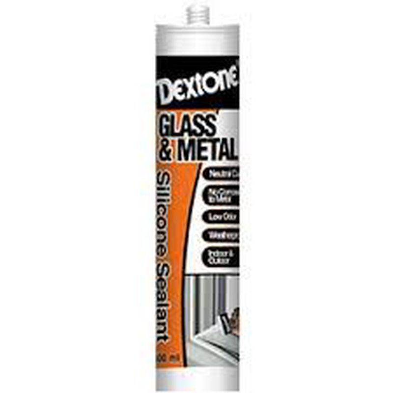 Lem Kaca Silicone Sealant Tabung Dextone Asam 300ml