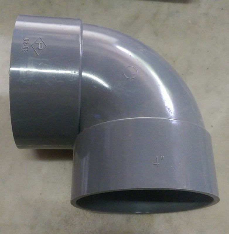 Sambungan elbow pipa PVC 4 inch