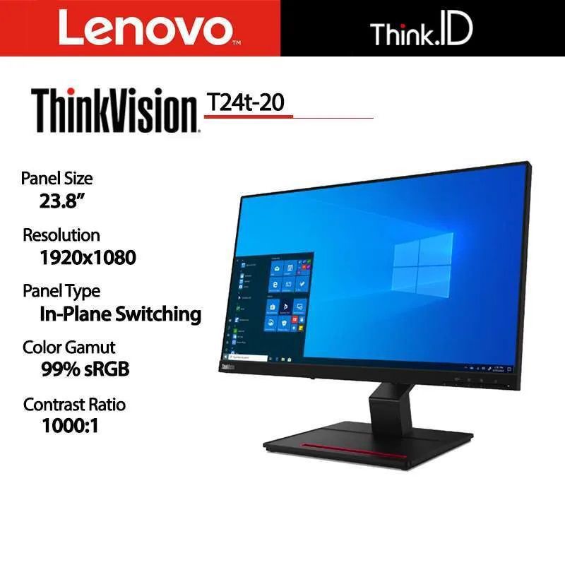 Monitor Lenovo ThinkVision T24T-20 24inch