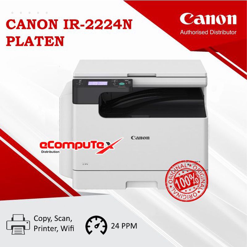 Canon imageRunner 2224N / iR-2224N Platen Mesin Fotocopy Monochrome A3