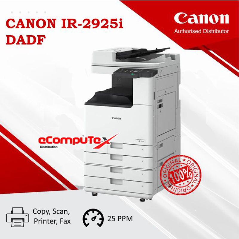 Canon imageRunner 2925i / iR-2925i DADF Mesin Fotocopy Monochrome A3