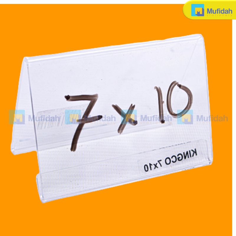 KINGCO NAME TAG 7X10 BNG