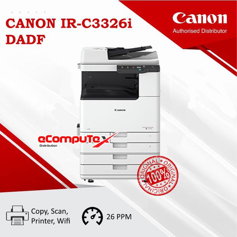 Canon imageRunner C3326i / iR-C3326i DADF Mesin Fotocopy Colour A3