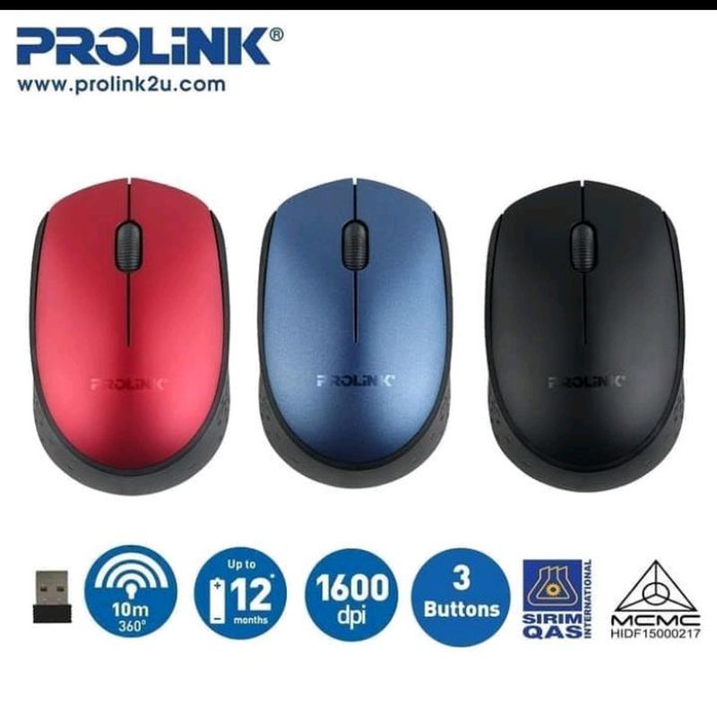 PROLINK MOUSE WIRELESS PMW5008