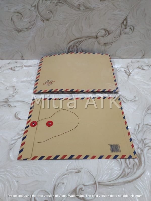 Amplop Coklat Air Mail Tali, ukuran Folio, Merk Executive
