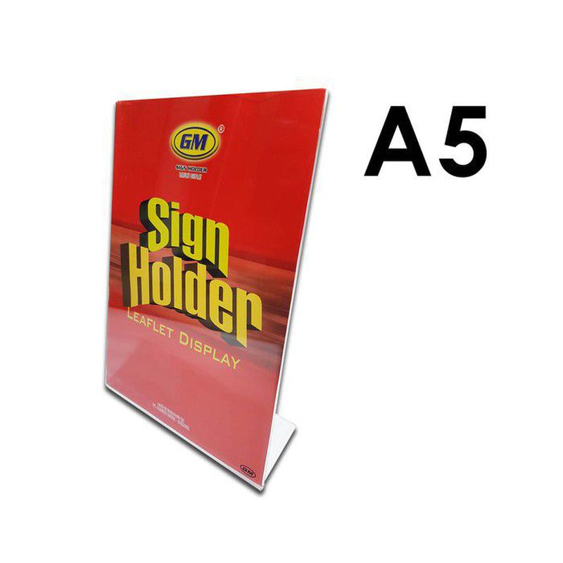 Acrylic sign holder A5