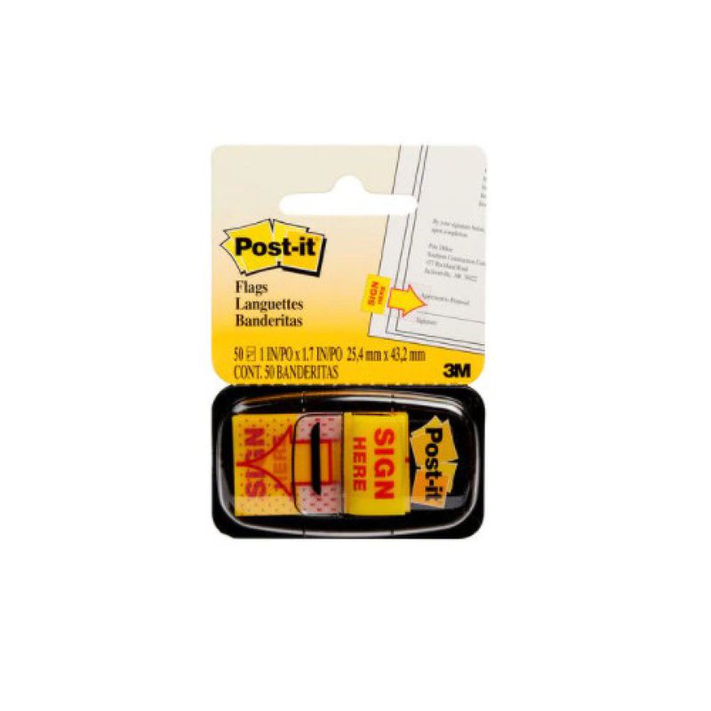 3M Post-it Sign Here