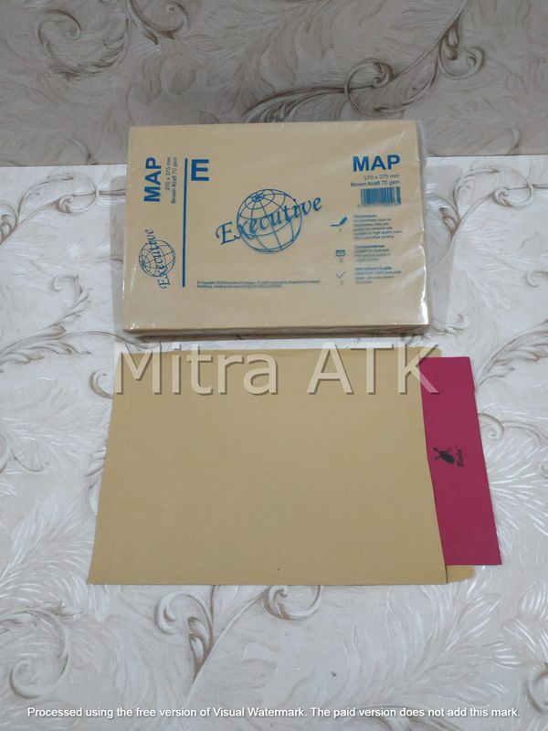 Amplop Coklat ukuran Map, Merk Executive