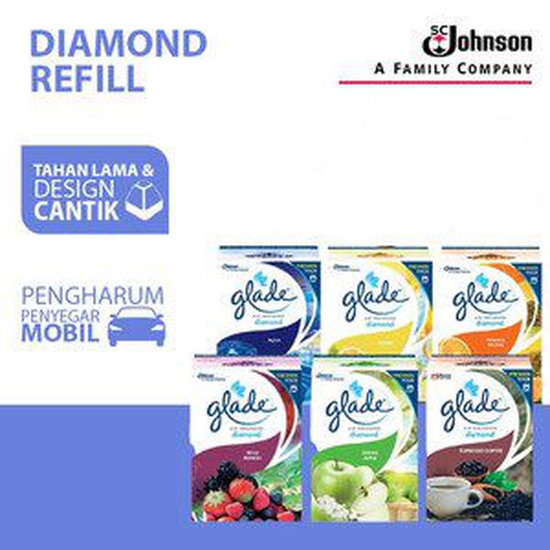 GLADE DIAMOND 90ml REF - Orange Splash