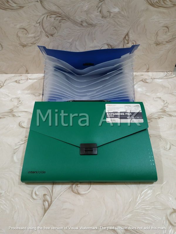 Expanding File ( Tas jinjing dengan sekat di dalam ) Merk Folder One