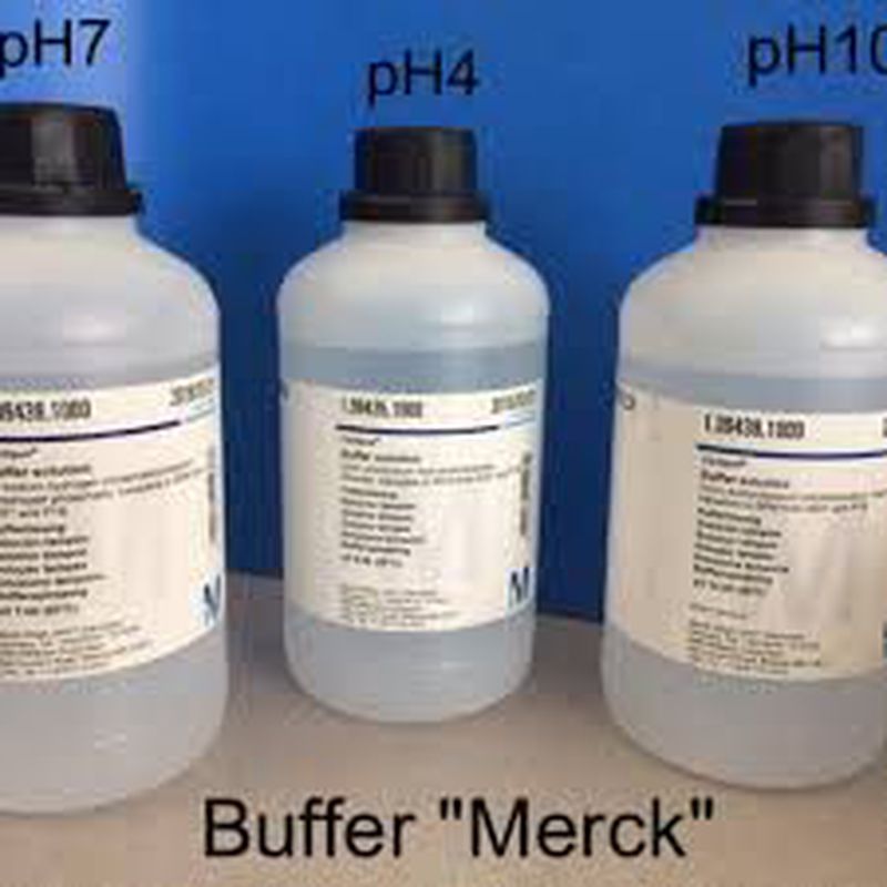 Paket Buffer pH 4, pH 7, pH 10 merck kemasan 1 liter