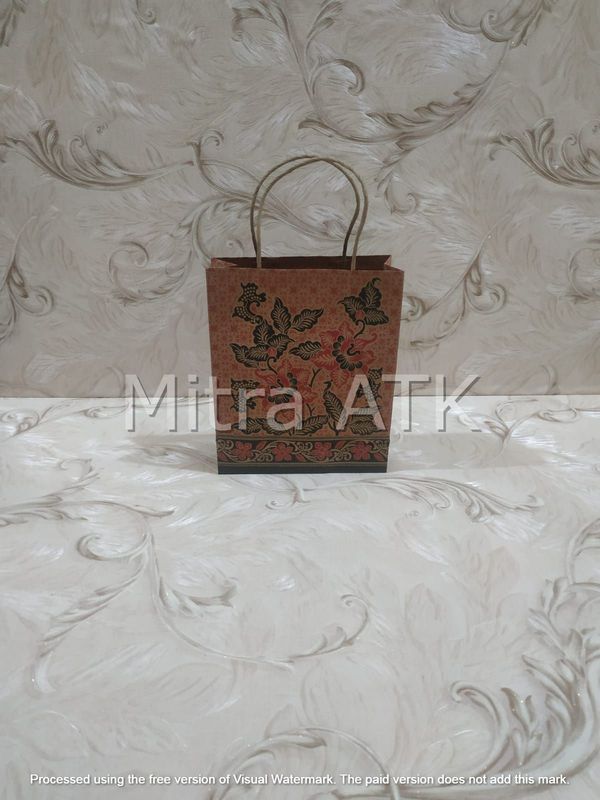Paper Bag Batik, Ukuran Panjang 20 cm, Tinggi 24 cm, Lebar samping 8 cm ...