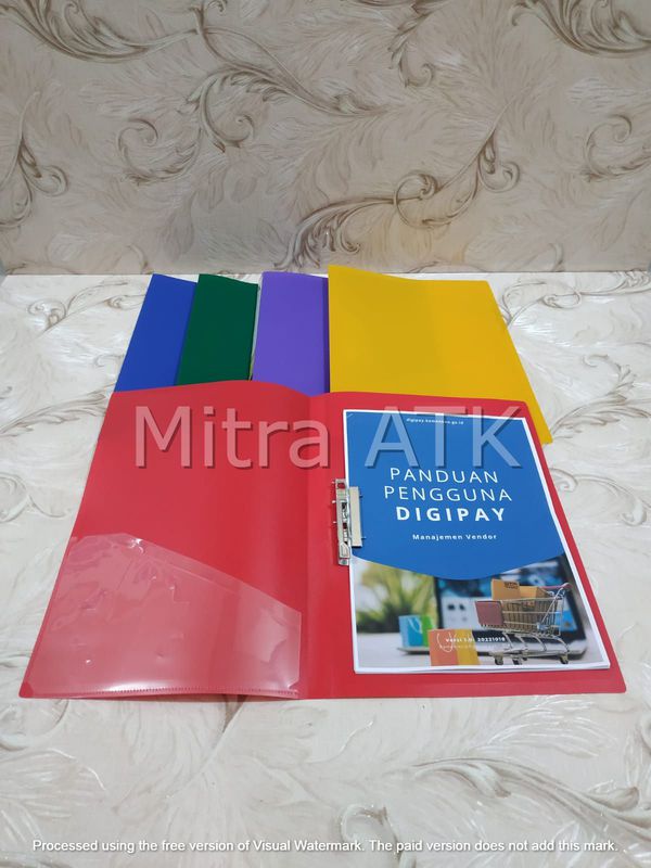 Map plastik Jepit Merk Folder One