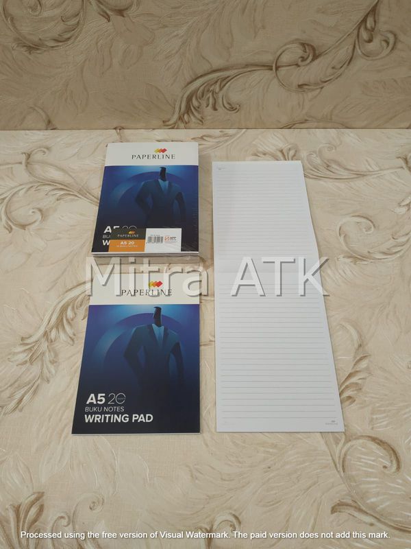 Block Notes A5, Isi 20 lbr, Merk Paper Line