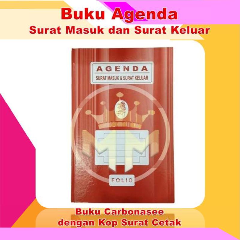 Buku Agenda Surat Masuk dan Surat Keluar
