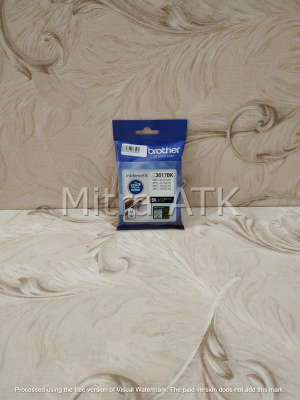 Ink Cartridge ( Cartridge Tinta ), seri LC 3617 BK, Black, Merk Brother