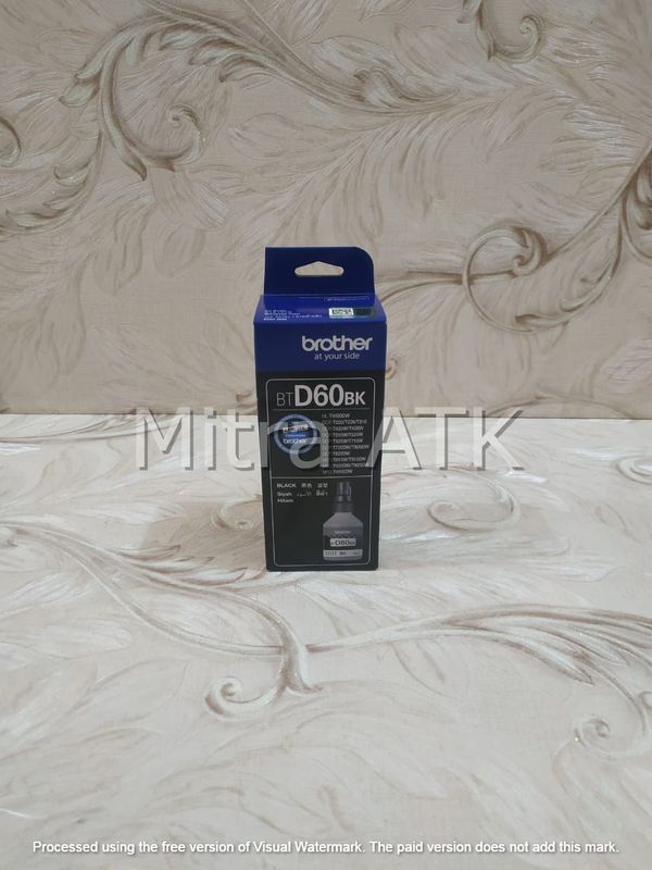 Tinta Brother BT D60 BK, Genuine, Black, 108 ml