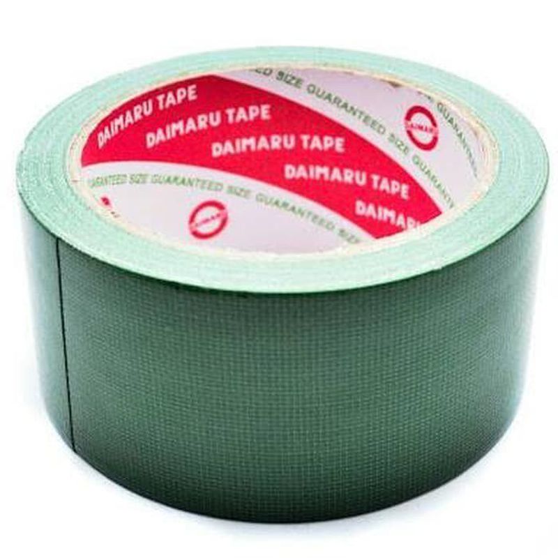 Lakban Kain Hijau 2 Inch | 48 mm x 12 meter