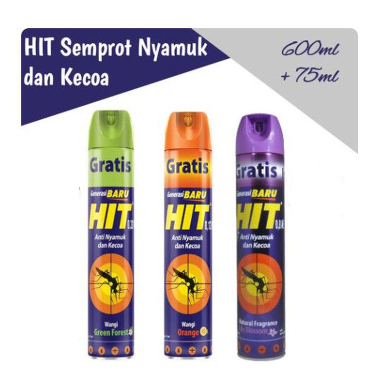 Hit 600ml (Besar) Obat semprot pembasmi nyamuk.dan kecoa